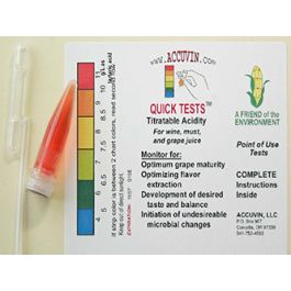 Wine & Grape Juice TA Test Kit – Accurate Titratable Acidity Measurement